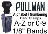 Pullman Alphabet / Numbering Band Stamps