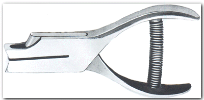 #45 All Purpose Punch, 1" Reach, Single Figures